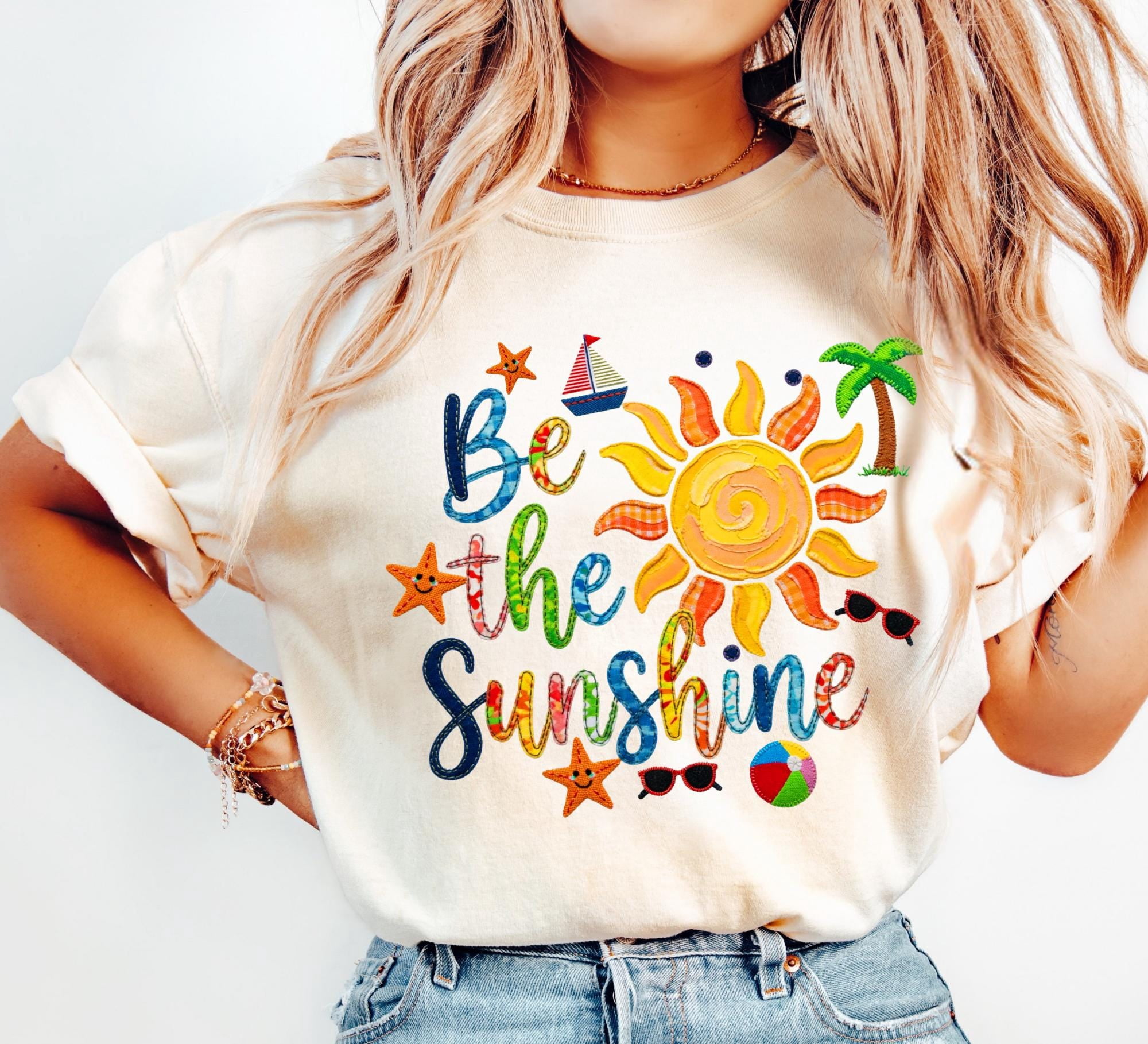 Be The Sunshine Shirt Summer Beach Shirt Sunshine Graphic Tee Cute ...