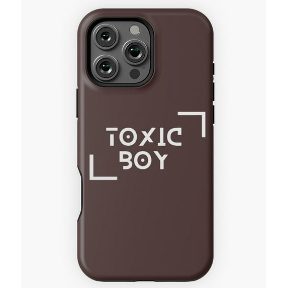 Be Toxic Funny Attitude Quote Art N6681 Phone Case for iPhone 17 16 15 ...