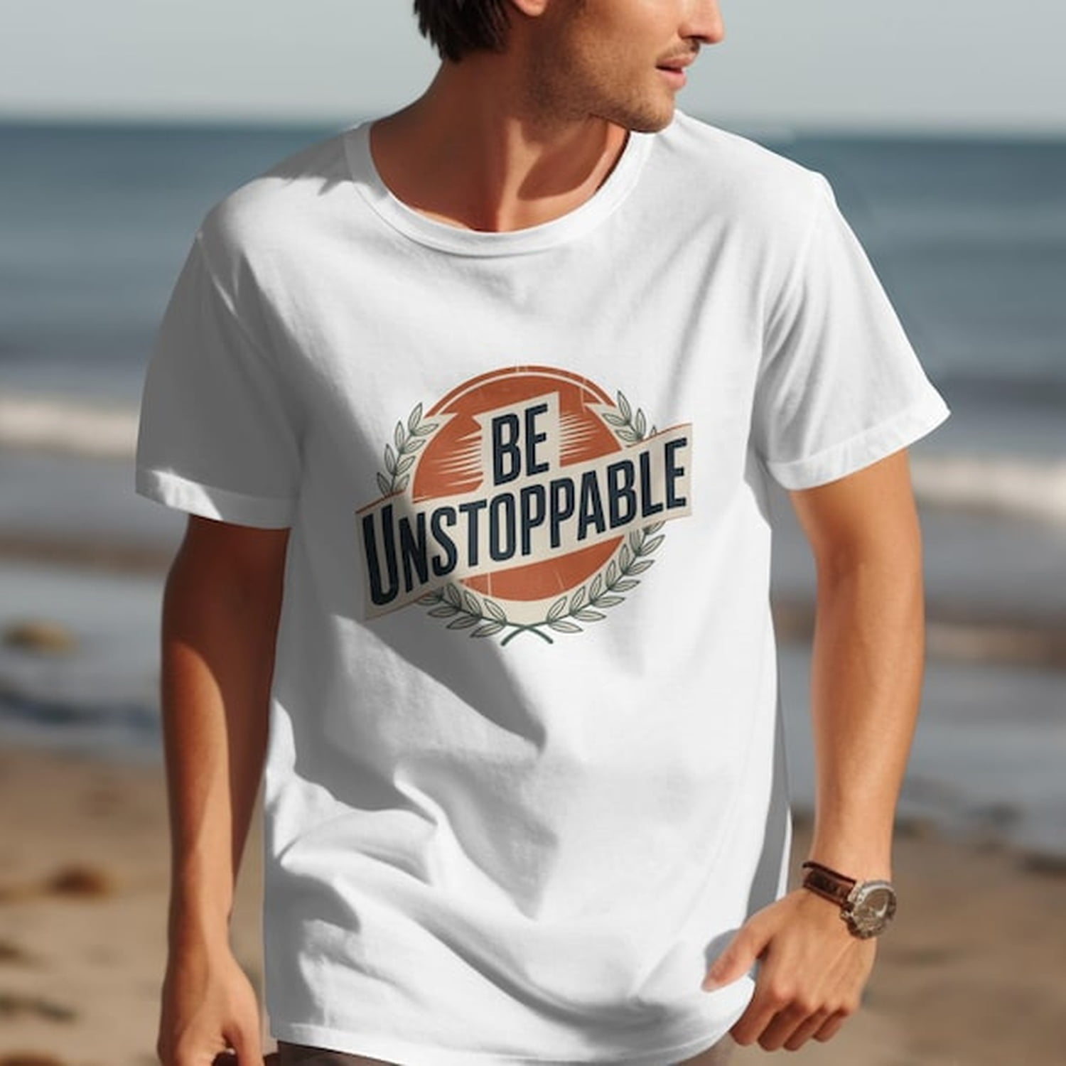 Be Unstoppable Graphic T1EE, Motivational Quote, Cla1ssic Fit - Walmart.com