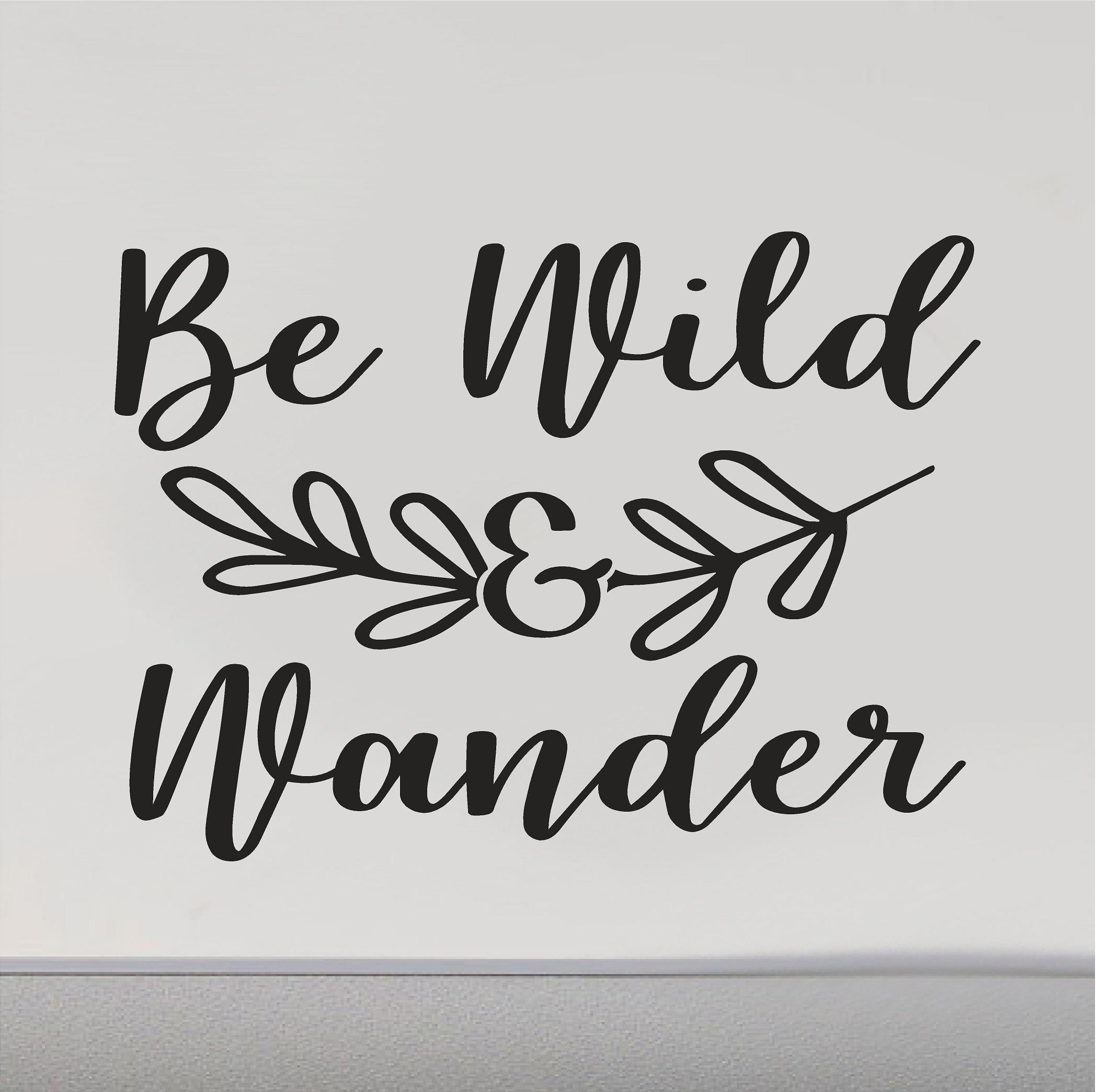 Be Wild and Wander RV Camper Decal Sticker Scene - Walmart.com