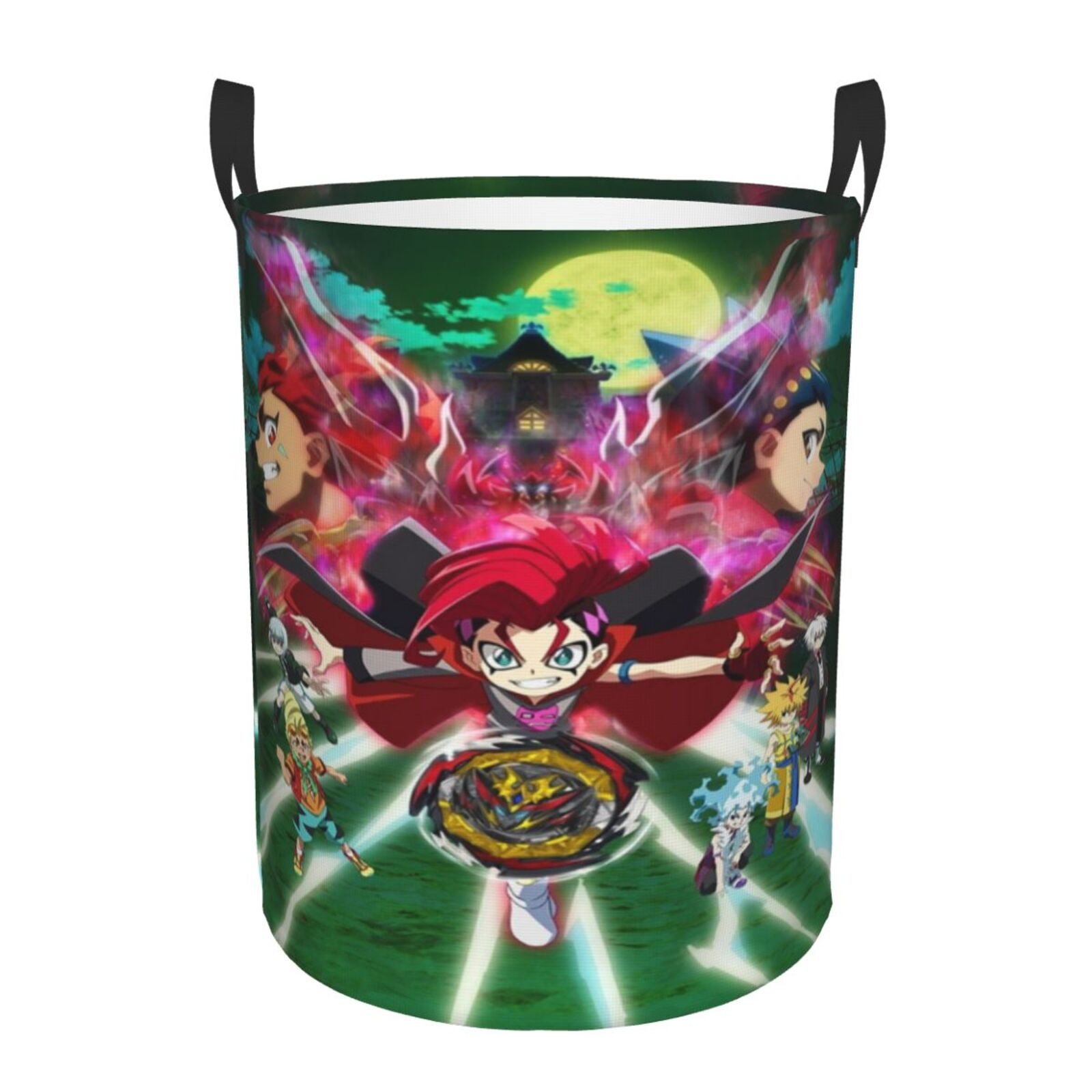 Be-,Yblade Yo Burst 3d Graphic Flame Laundry Basket Fire Flame Clothes ...