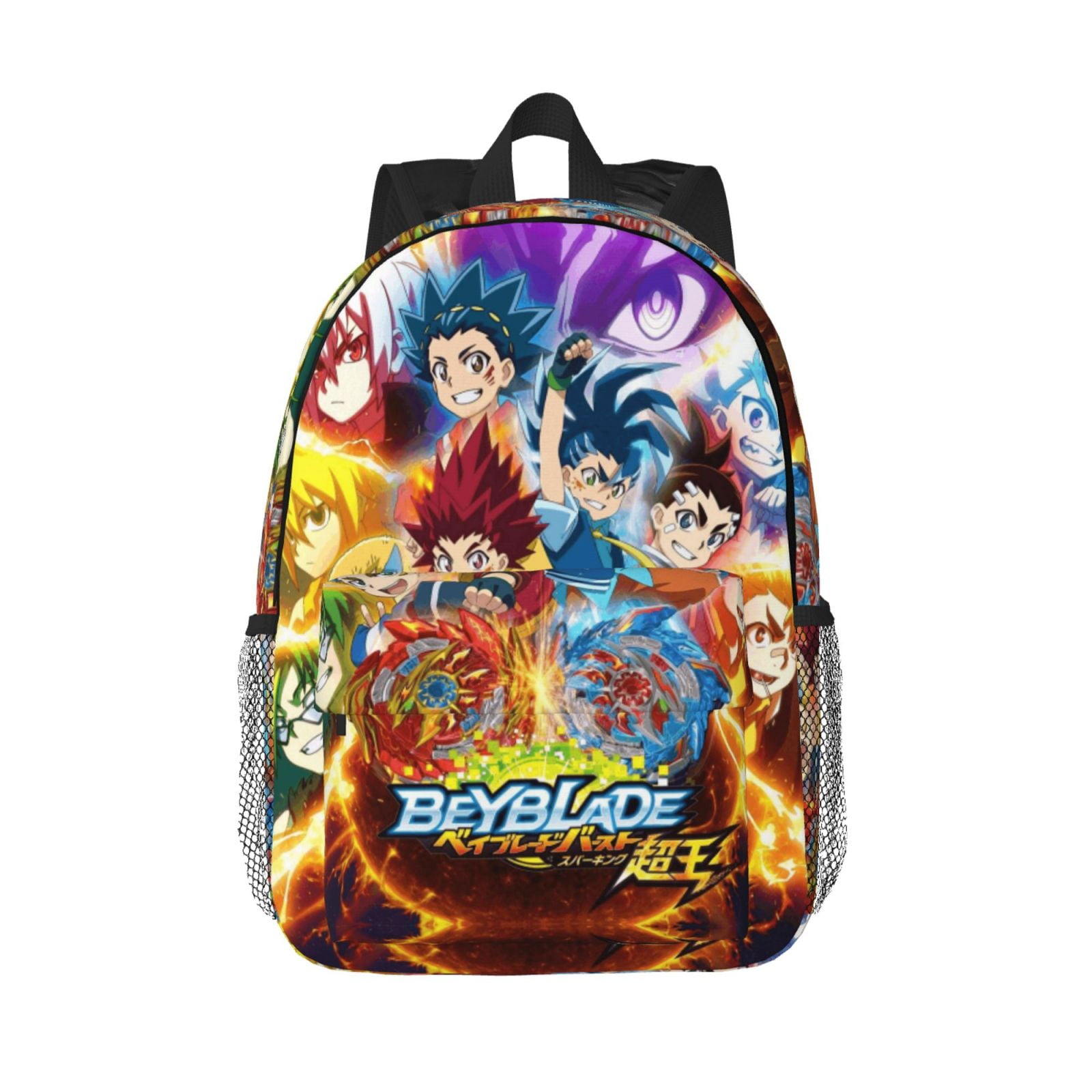 Be-,Yblade Yo Burst Backpack Cartoon Laptop Backpack With Front Pocket ...