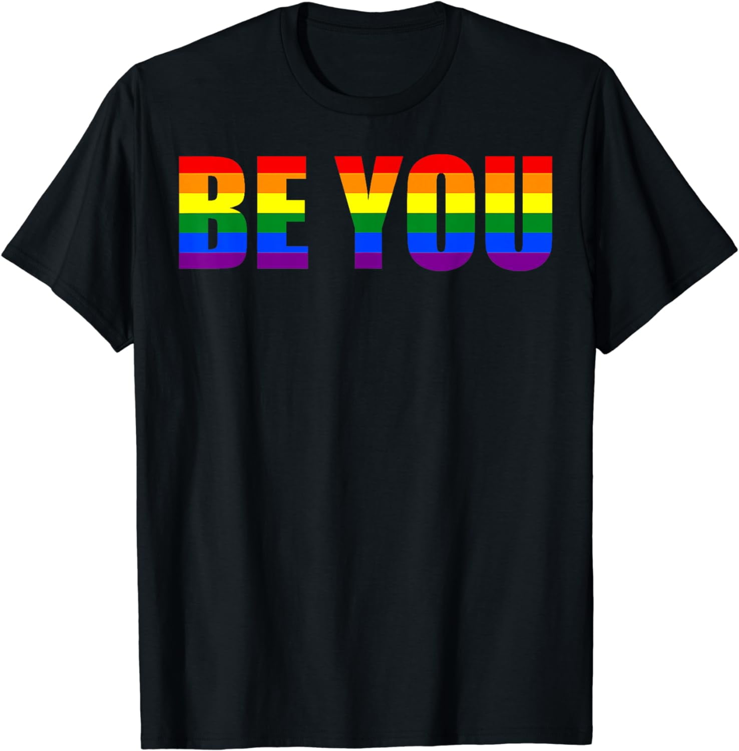 Be You LGBT Flag Gay Pride Month Transgender 2024-T-Shirt - Walmart.com
