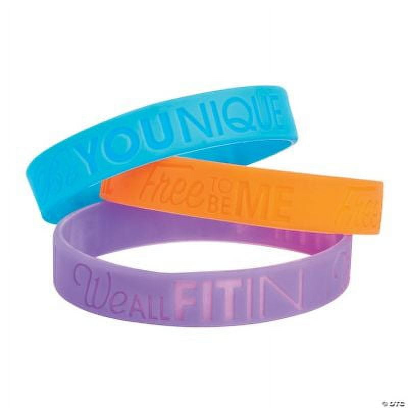 Be You Rubber Bracelets - Jewelry - 24 Pieces - Walmart.com