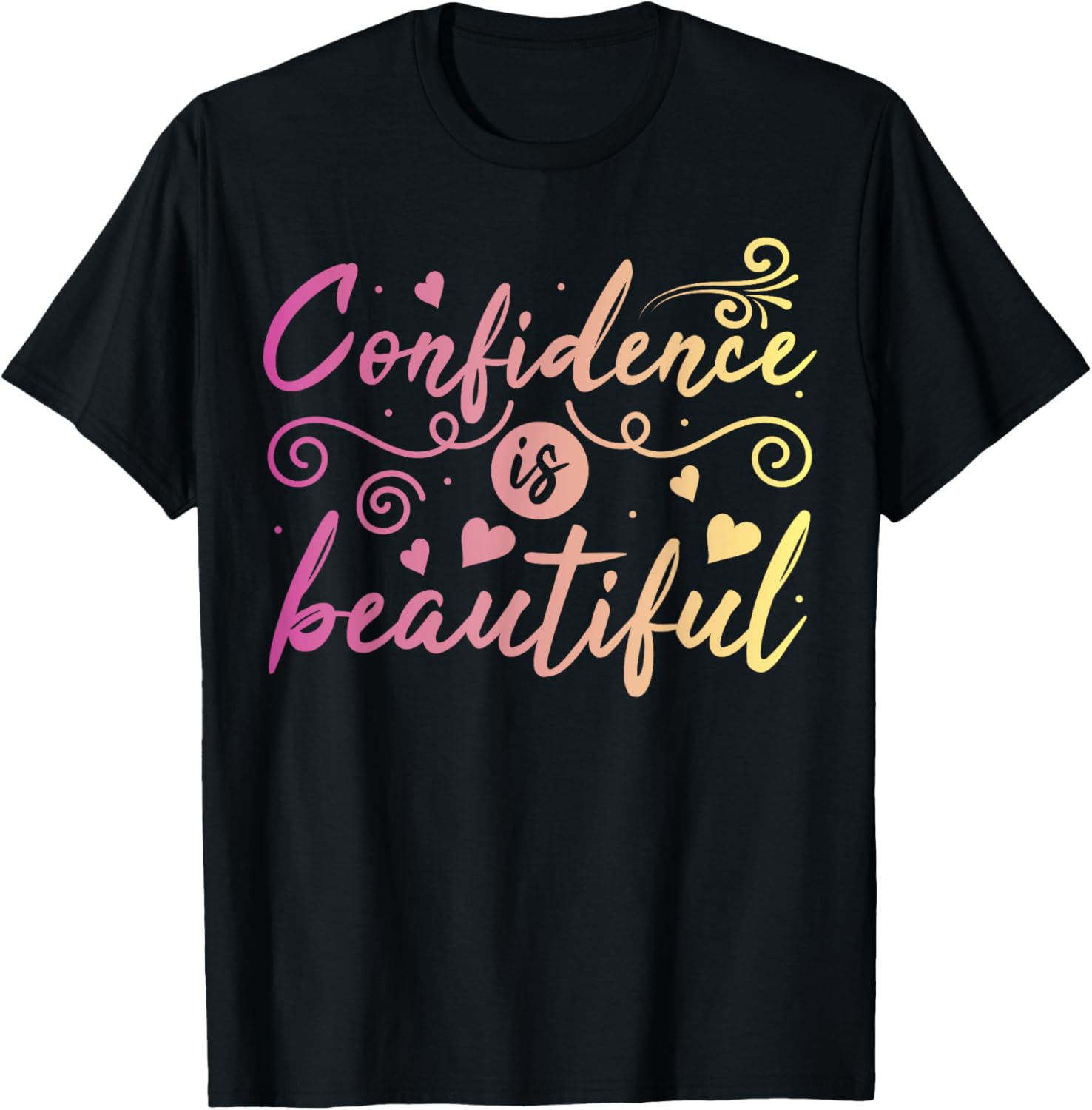 Be You! Self Confidence, Think Positiv! Motivation Lifestyle T-Shirt ...