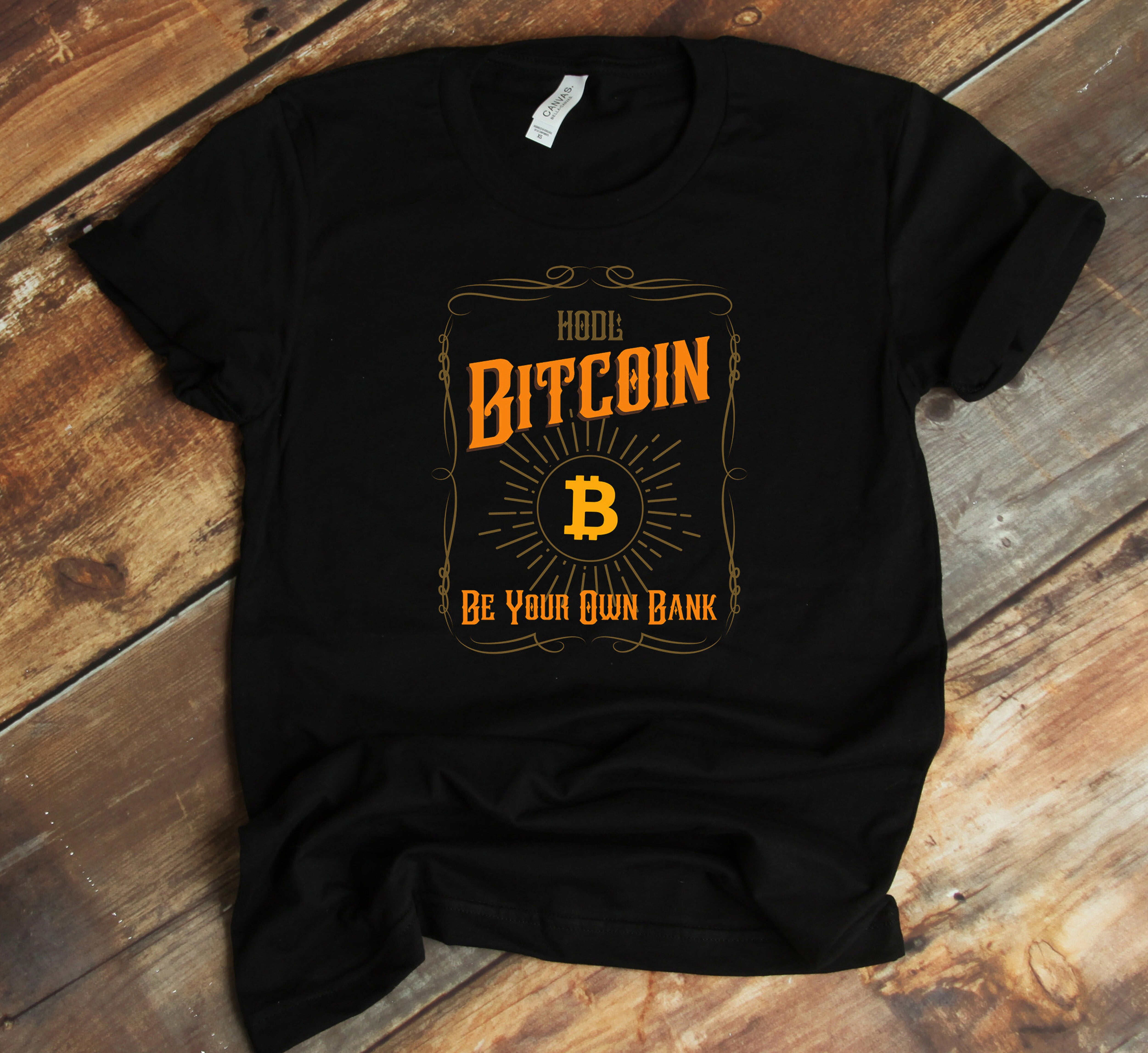 Be Your Own Bank T-Shirt - Crypto Cryptocurrency Lover - Vintage ...