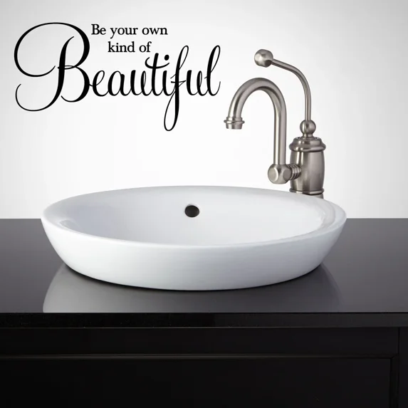 Be Your Own Kind Of Beautiful Vinyl Wall Decal Motivational Sticker ...