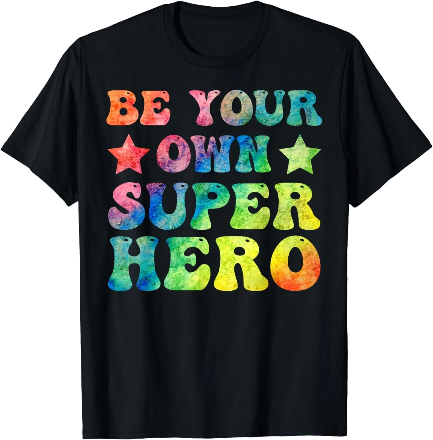 Be Your Own Super Hero Motivational Quotes Fan Unisex Royal Blue/ Black ...