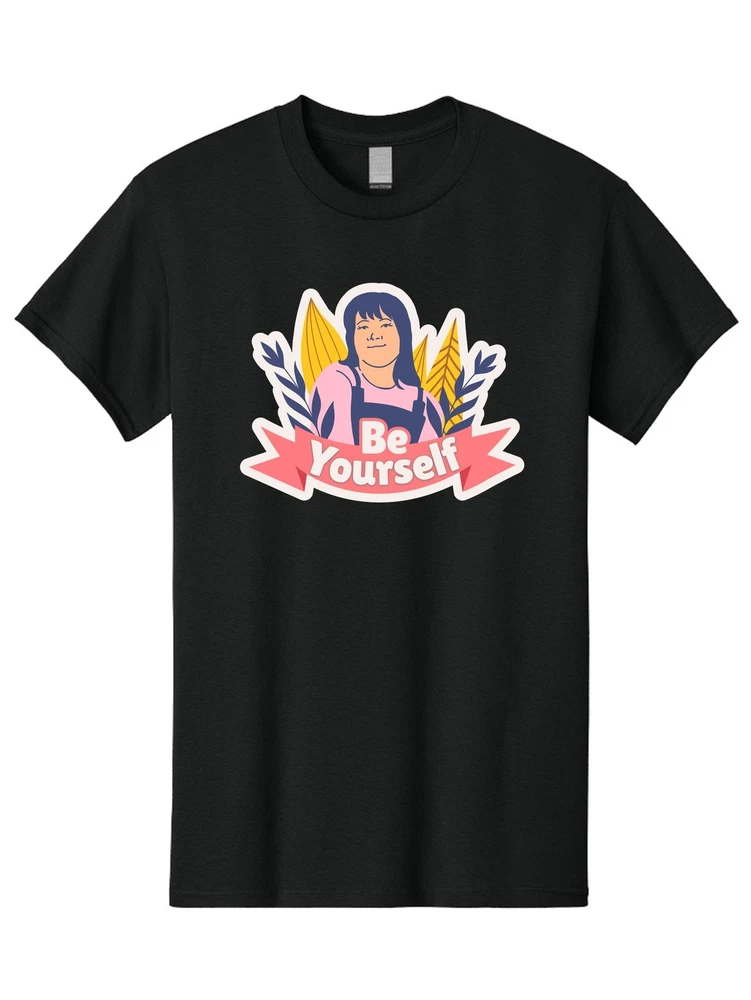 Be Yourself Cartoon Girl Illustration Female Empowerment Positivity ...