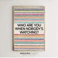 Be Yourself Positive Multicolor Typography Classroom Poster Art ...