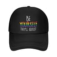 Be Yourself They'll Adjust LGBTQ Rainbow Flag Gay Pride Ally Baseball ...