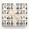 Be a Fancy Pup - Christmas Wrapping Paper Roll - Gift Wrap for Holidays ...