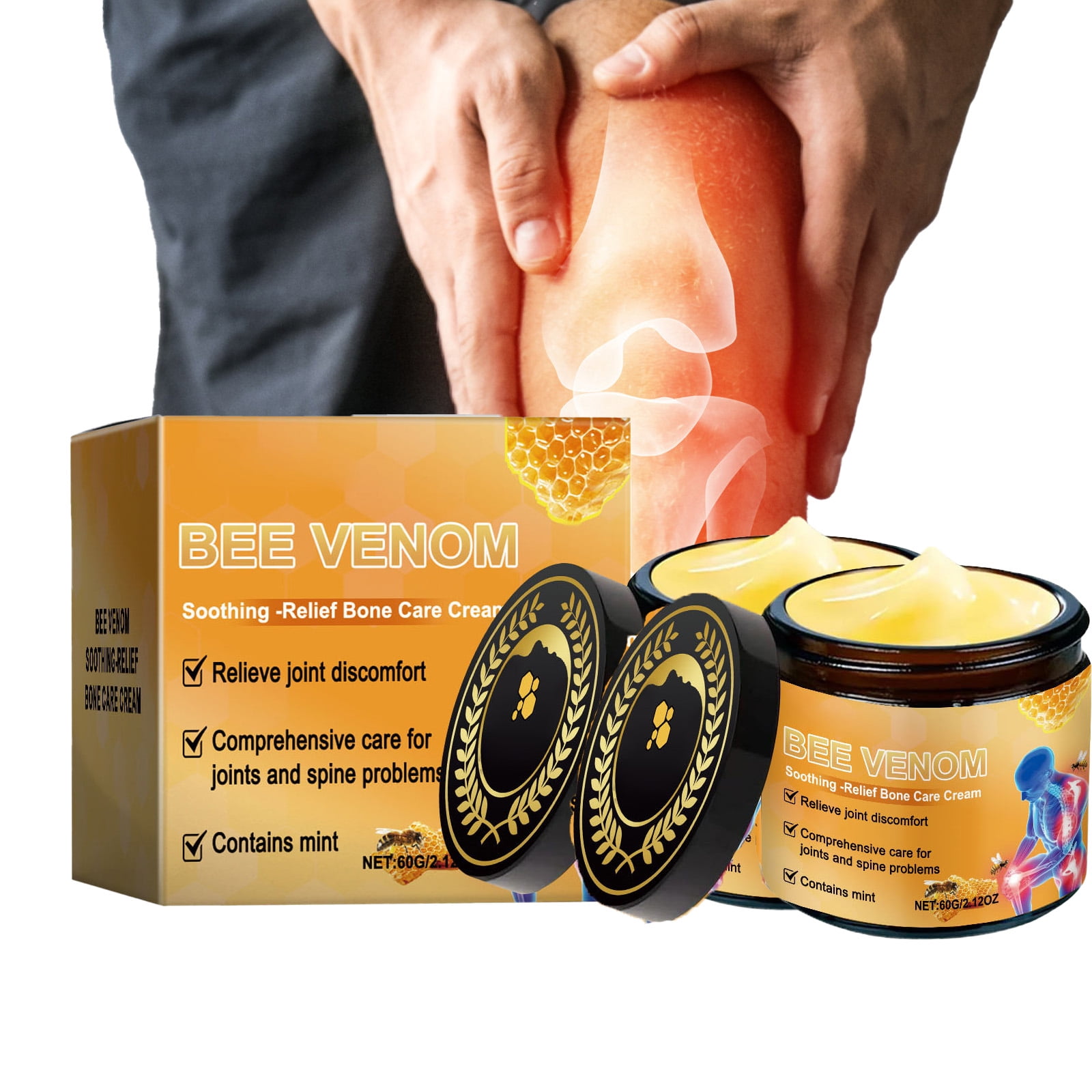 Be®e Ven®om Botul®inum Bone & Joint Cream Soothing Relief for Active ...