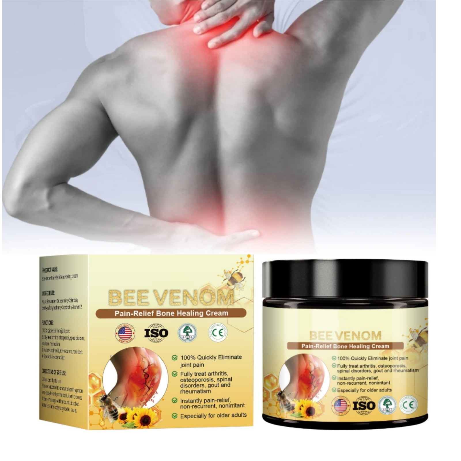 BeÂ®e VenÂ®om Joint and Muscle&Bone Relief Cream, Joint and Muscle ...