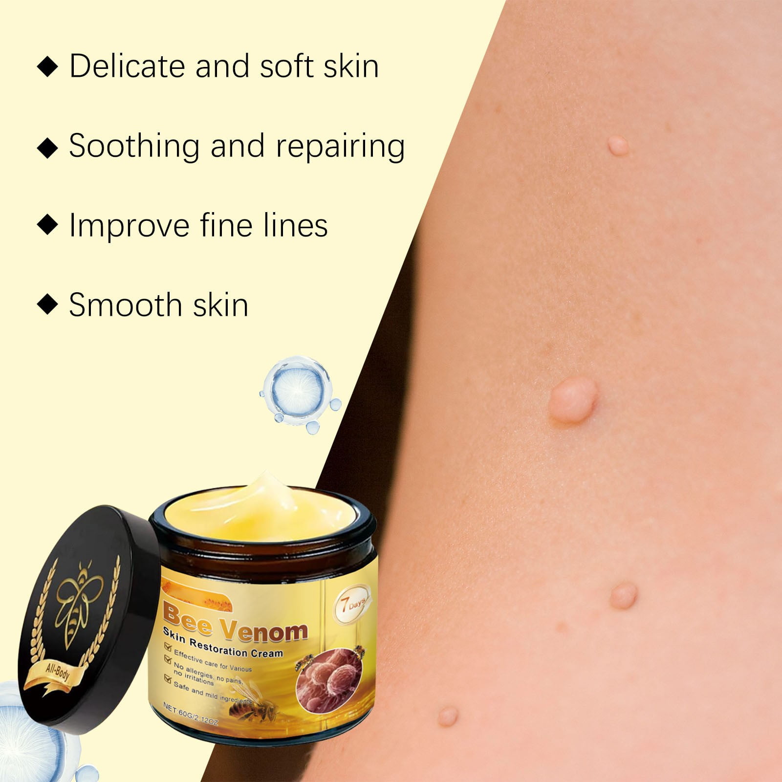 BeÂ®e VenÂ®om Skin Soothing Cream Soothing Moisturizes And Smooths Fine ...