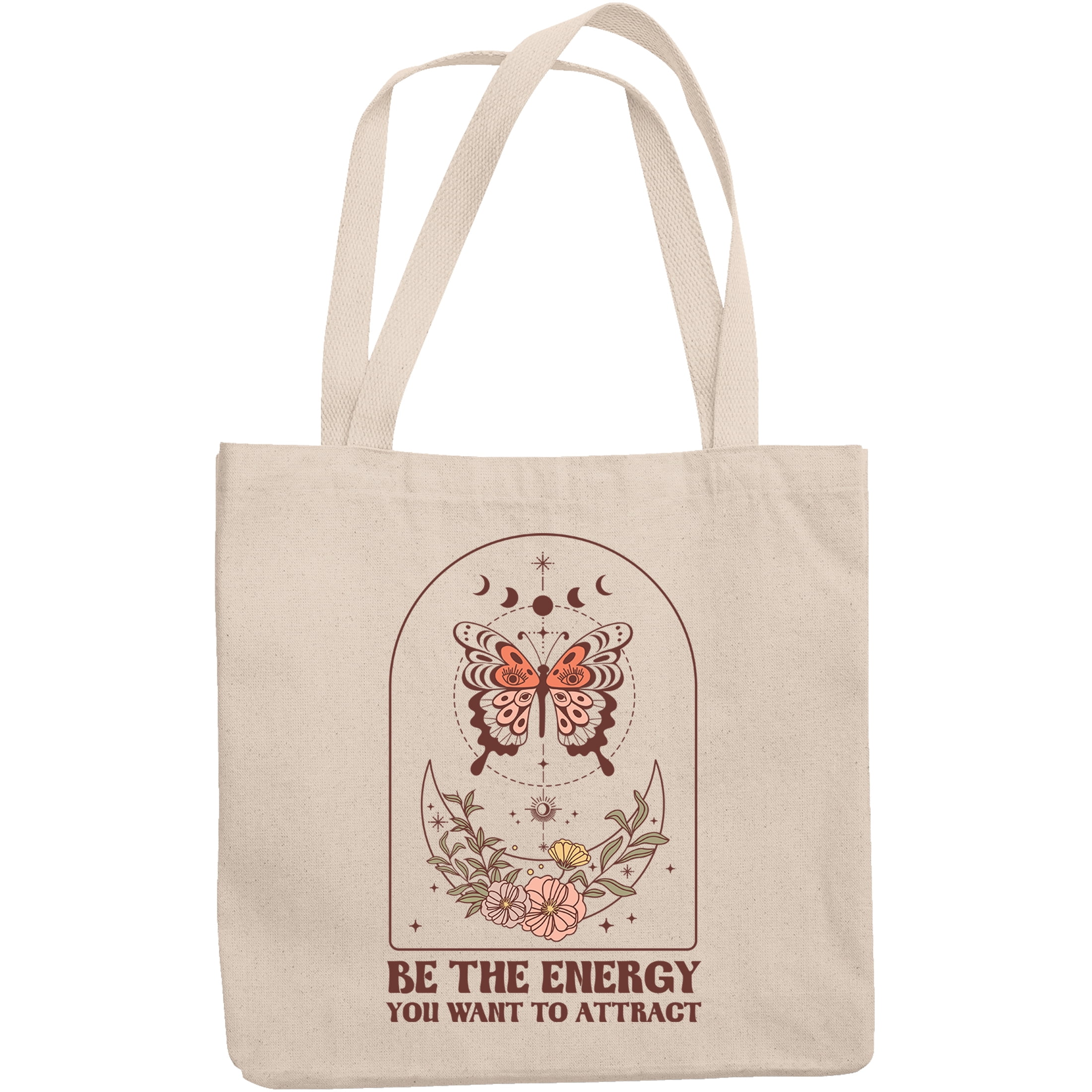 Be the Energy You Want to Attract Quote with Boho Art Merch Gift, 12oz ...