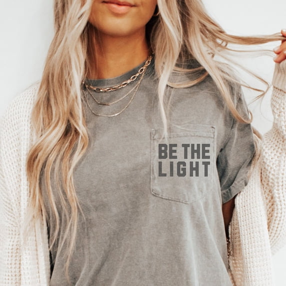 Be the Light Christian Shirt - Walmart.com