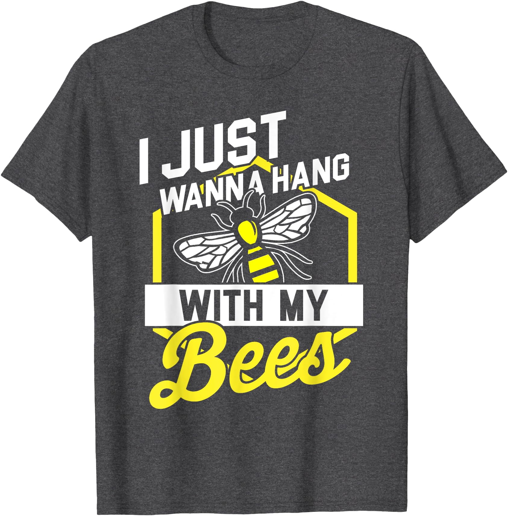 Be with my Bees Beekeeper & Beekeeping Gift Softstyle T-Shirt,Dark ...