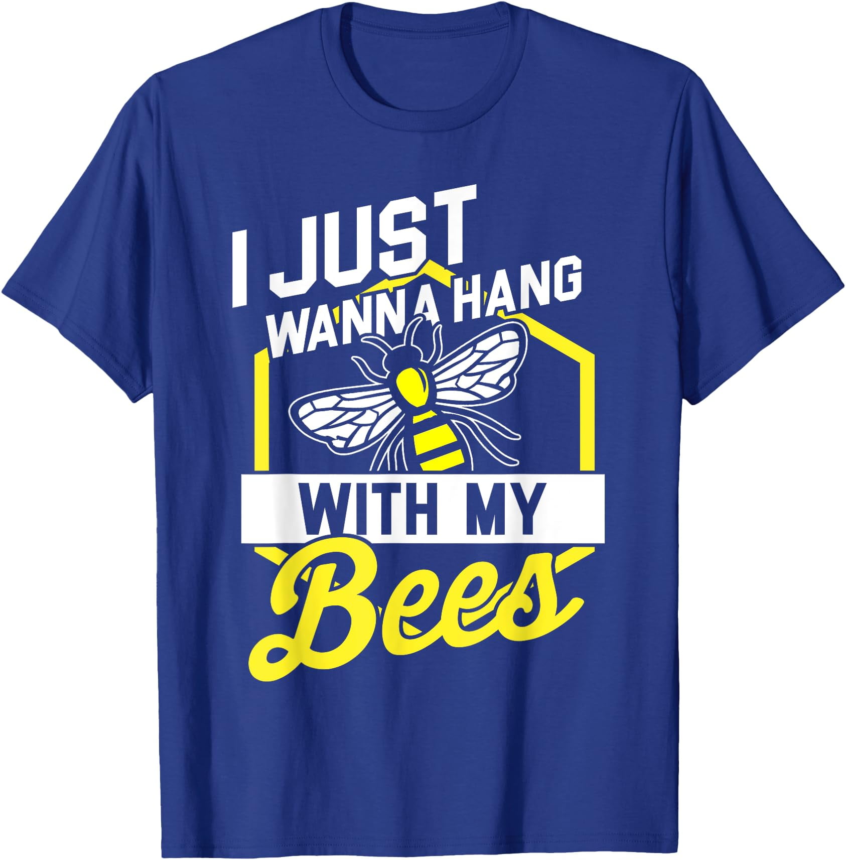 Be with my Bees Beekeeper & Beekeeping Gift Softstyle T-Shirt,Royal ...
