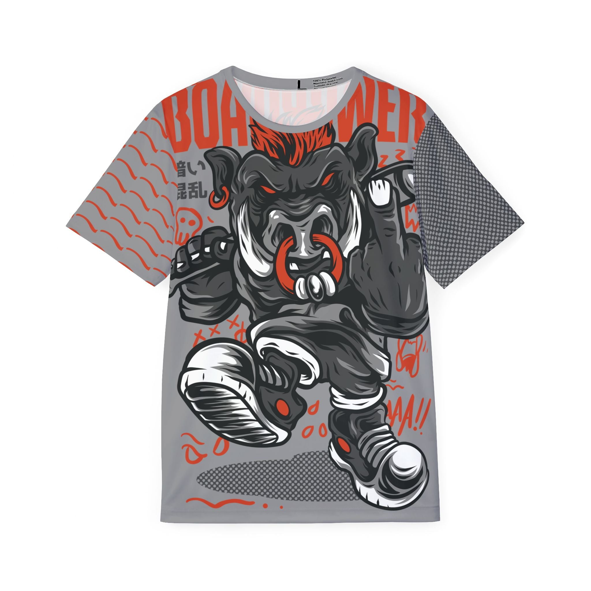 Be27 Fun Graphic T-Shirt, Art Design Poly Shirt, All Over Print Graphic ...