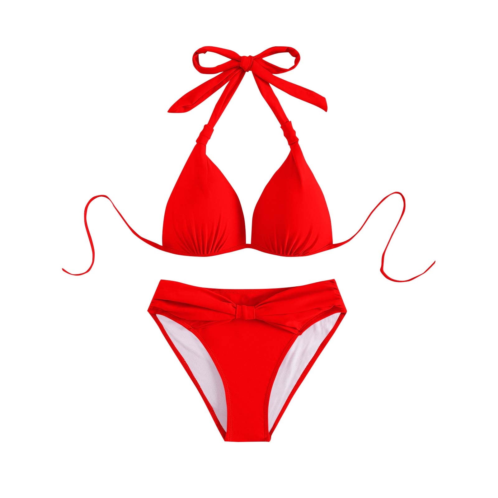 BeAi Cute Swimsuit for Women Bikini Silver Bikini Set Metallic Ladies ...