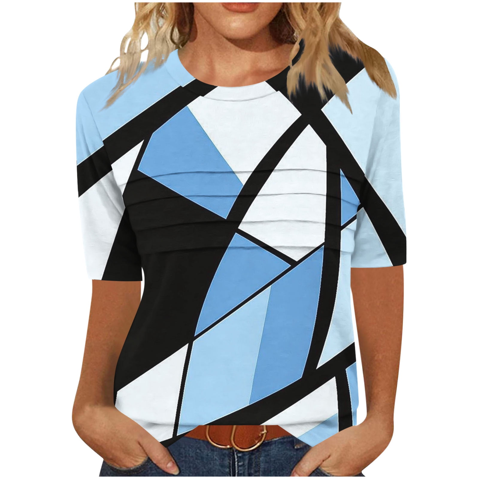 BeAi Summer Tops for Women Trendy Summer Shirts for Women Cropped ...