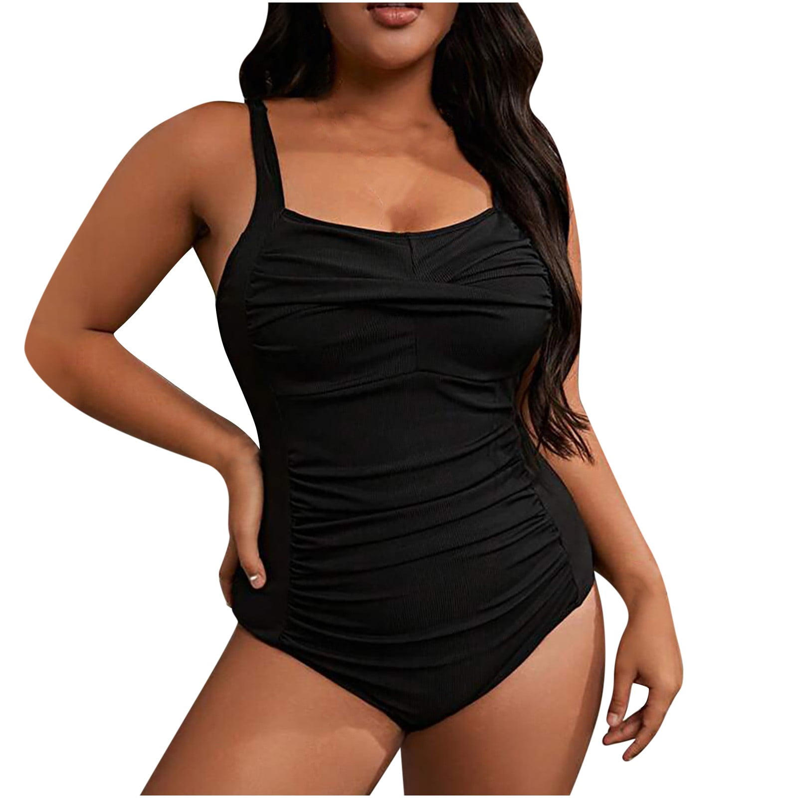 BeAi Swim Suits for Women 2025 Plus Size Tankini Bathing Suit for Women One Piece Sexy Swimwear ...