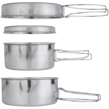 Free Shipping! GRITR Titanium Canteen Mess Kit, Camping Open Fire ...