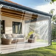BeGrit Clear Vinyl Tarps Heavy Duty Waterproof PVC Clear Tarp with ...