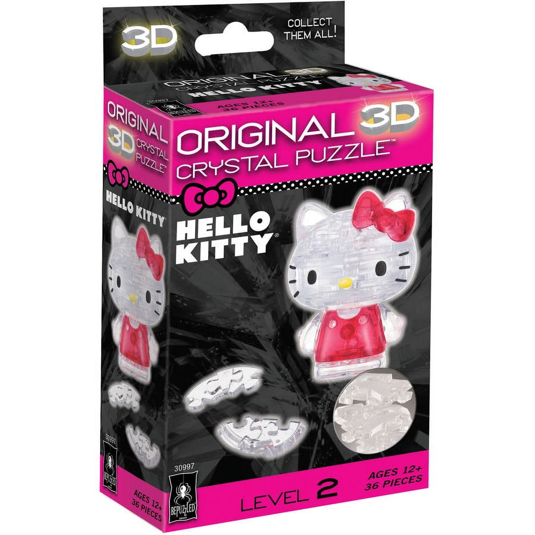 BePuzzled 36-Piece Hello Kitty Crystal Plastic 3D Puzzles - Walmart.com