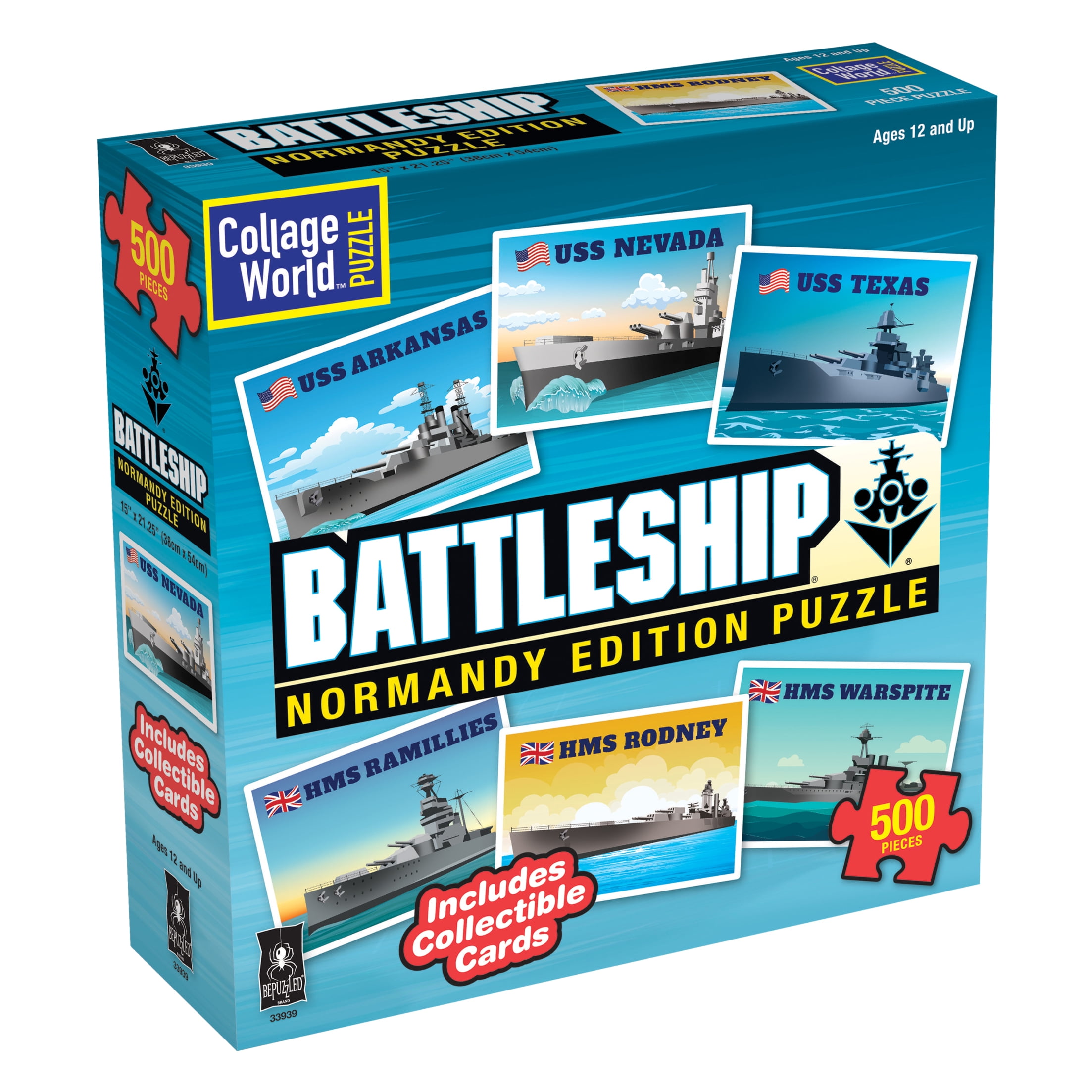 BePuzzled, Battleship Collage World Puzzle Based on the Classic Hasbro ...
