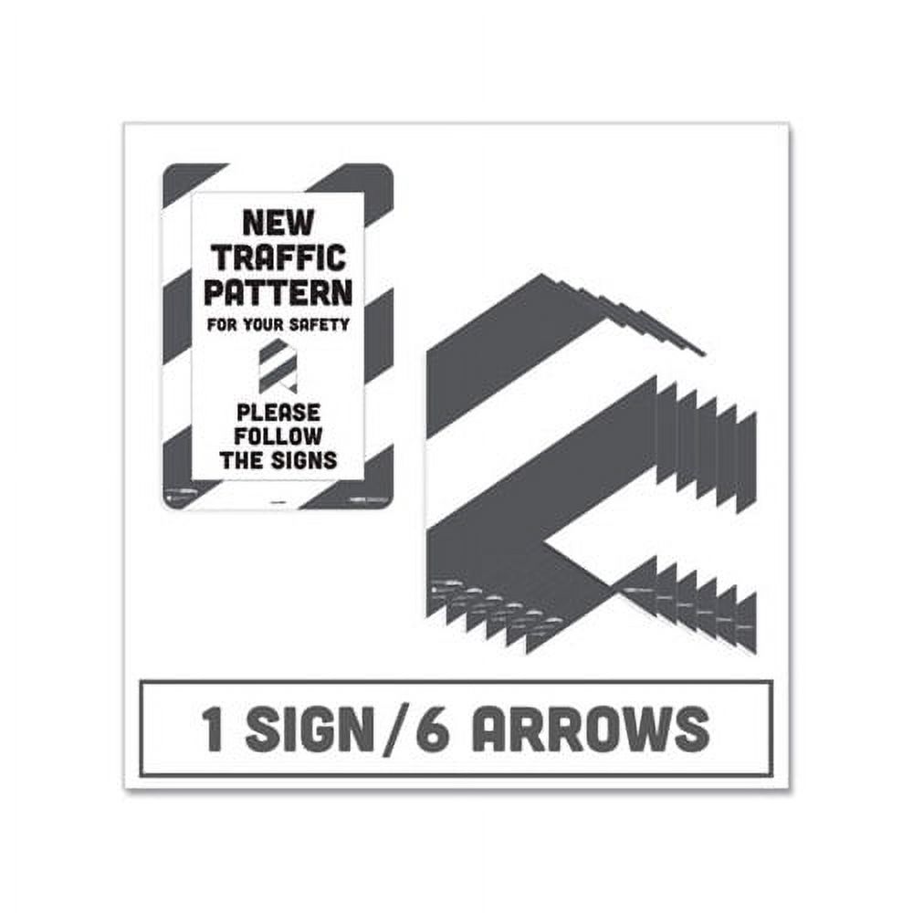 BeSafe Carpet Decals New Traffic Pattern For Your Safety Please Follow ...