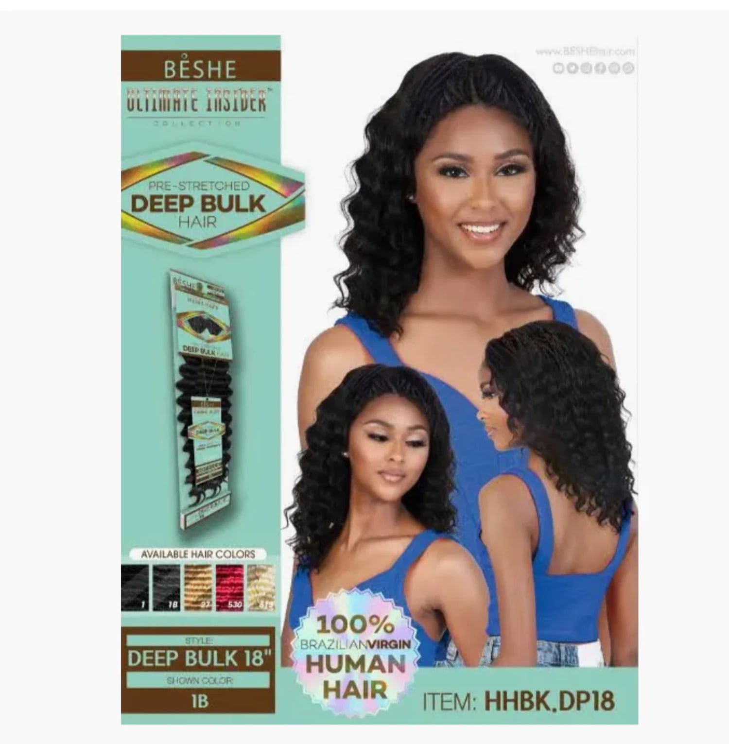 BeShe Deep Bulk Braiding Hair - Walmart.com