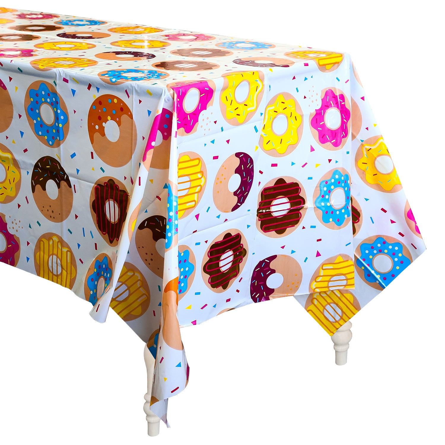 BeYumi 4Pack Donut Party Tablecloth, Rectangular T - Walmart.com