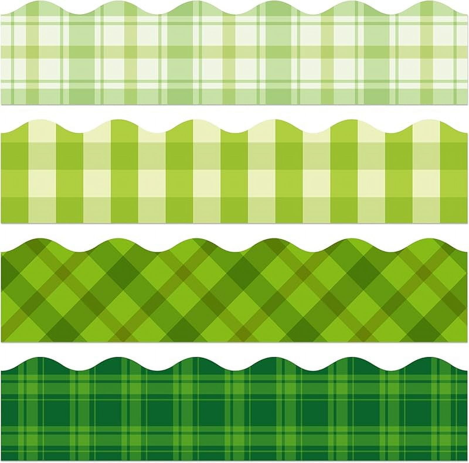 BeYumi 80Pcs Easter Carrot Bunny Plaid Bulletin Board Borders Spring ...