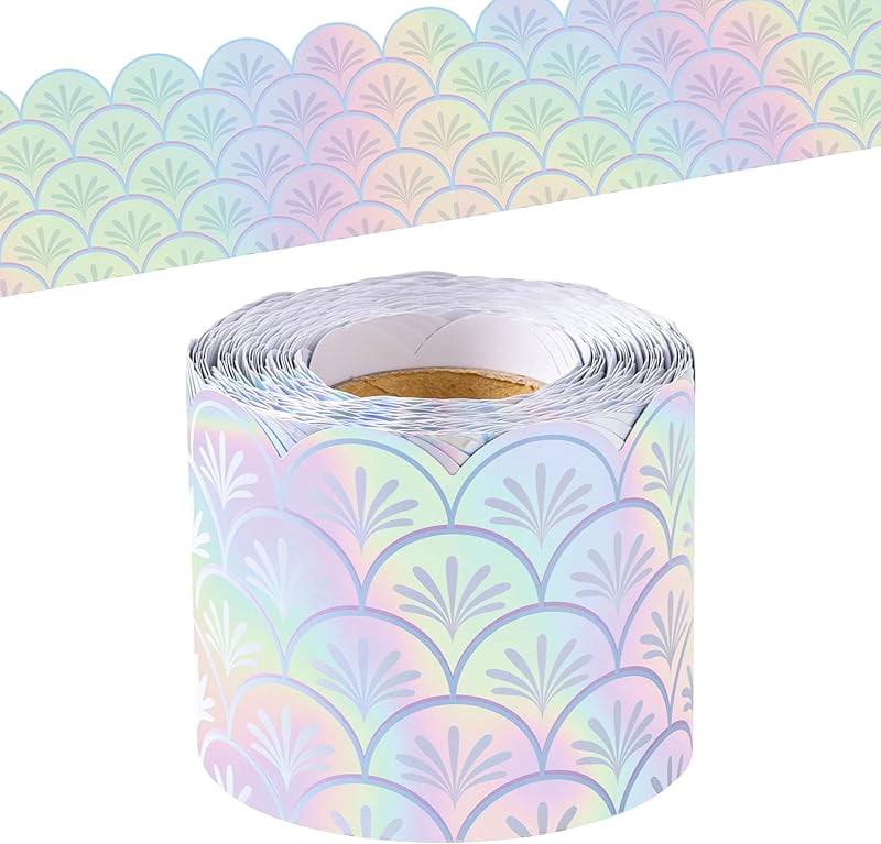 BeYumi Easter Bunny Border Trim - 65ft Easter Bunny Holographic ...