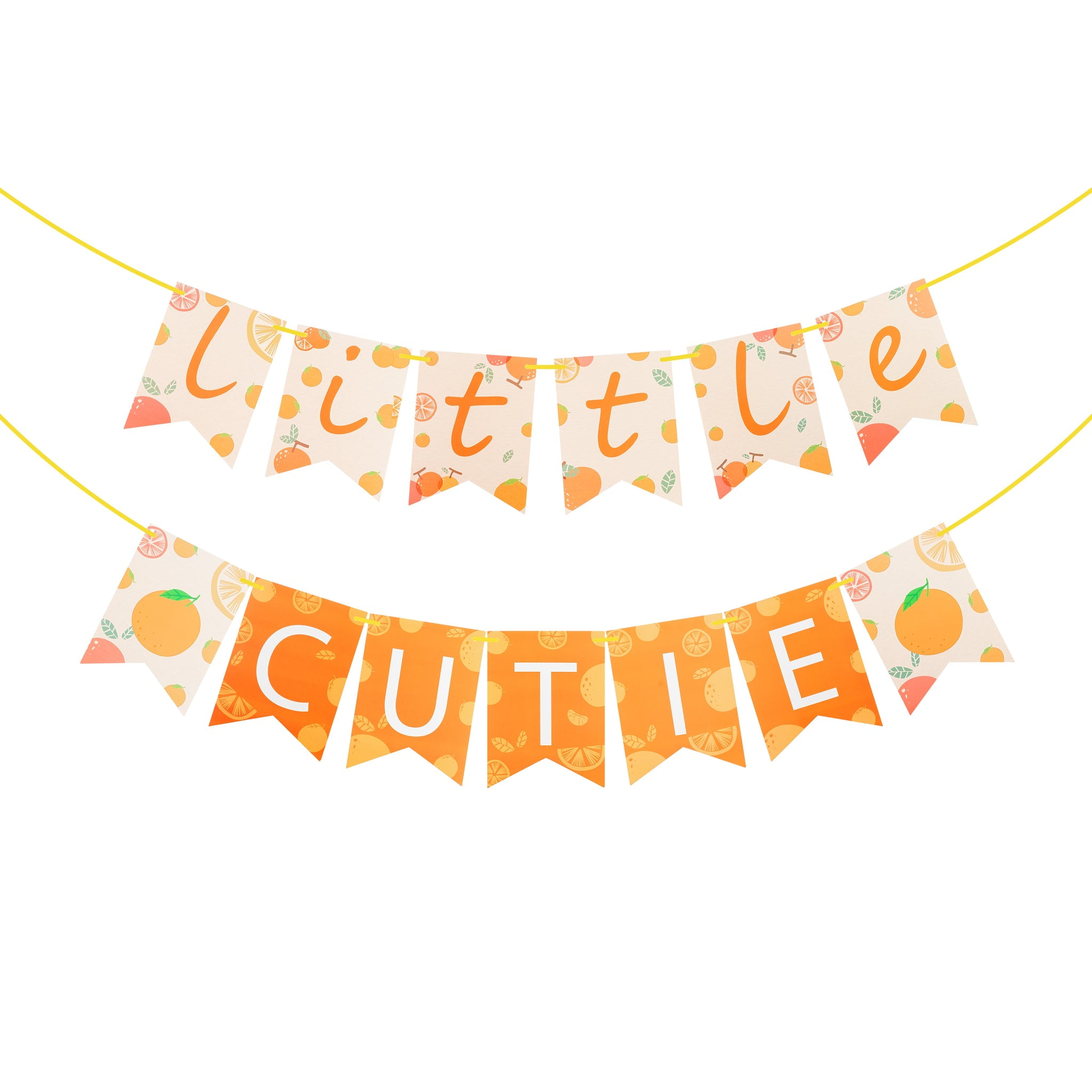 BeYumi Little Cutie Banner Swallowtail Hanging Banner Garland Bunting ...