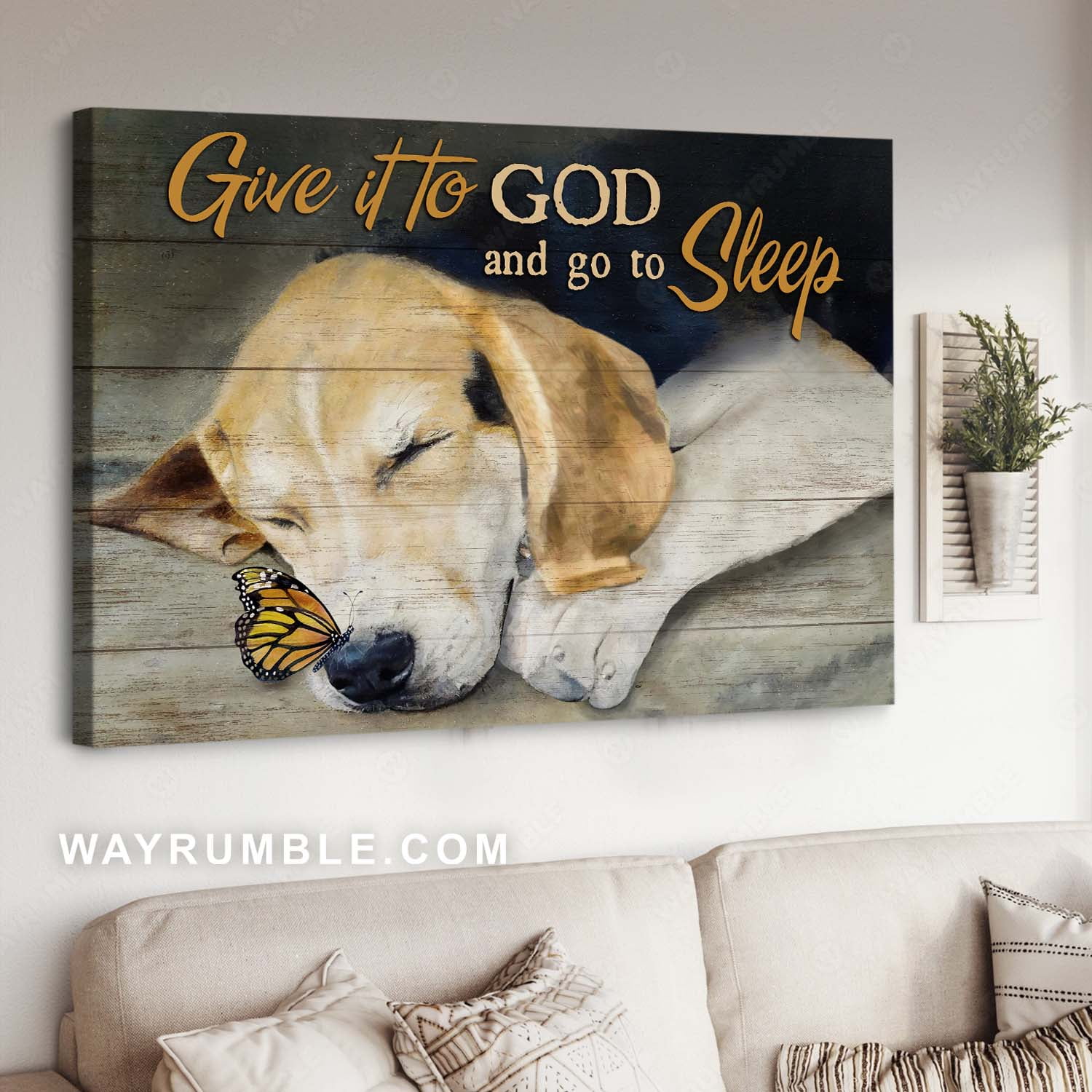 Bea.Gle Painting, Puppy Lover, Monarch Butterfly, Give It To God And Go ...