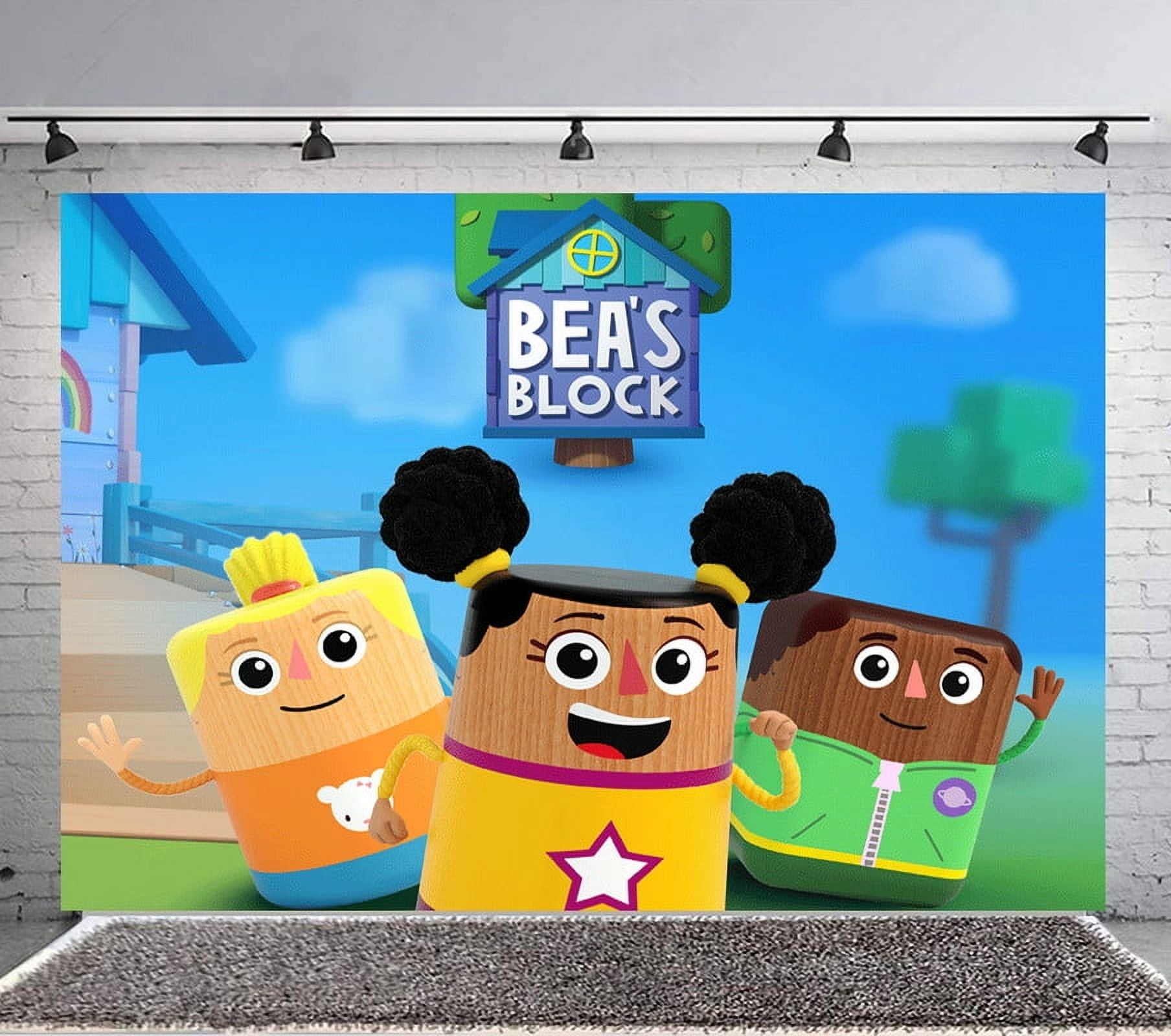 Bea's Block Backdrop Banner Party Supplies Poster Movie Theme ...