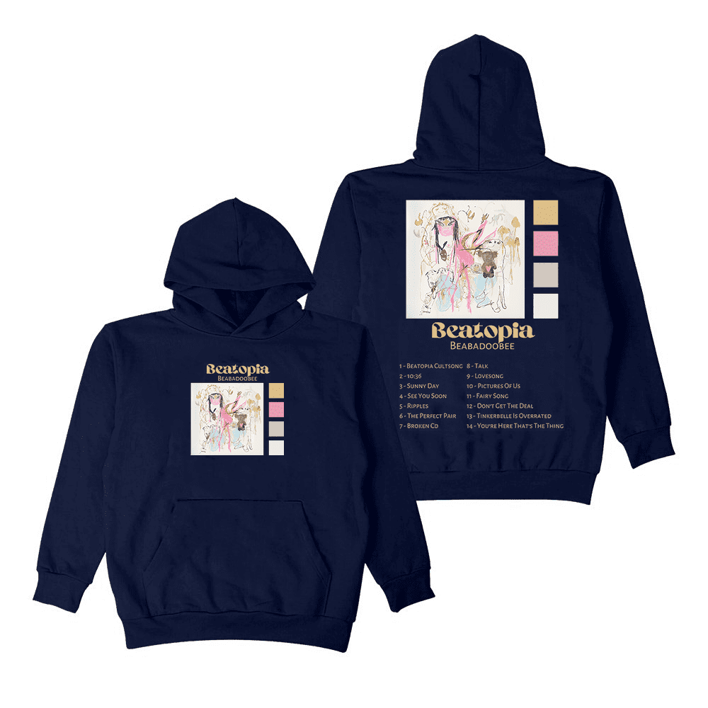 Beabadoobee Merch Hoodie Beatopia Tracklist Long Sleeve Sweatshirt Men ...