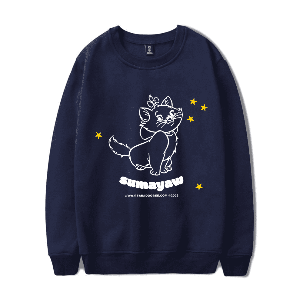 Beabadoobee Merch Long Sleeve Crewneck Dancer Sumayaw Cat Logo Long ...