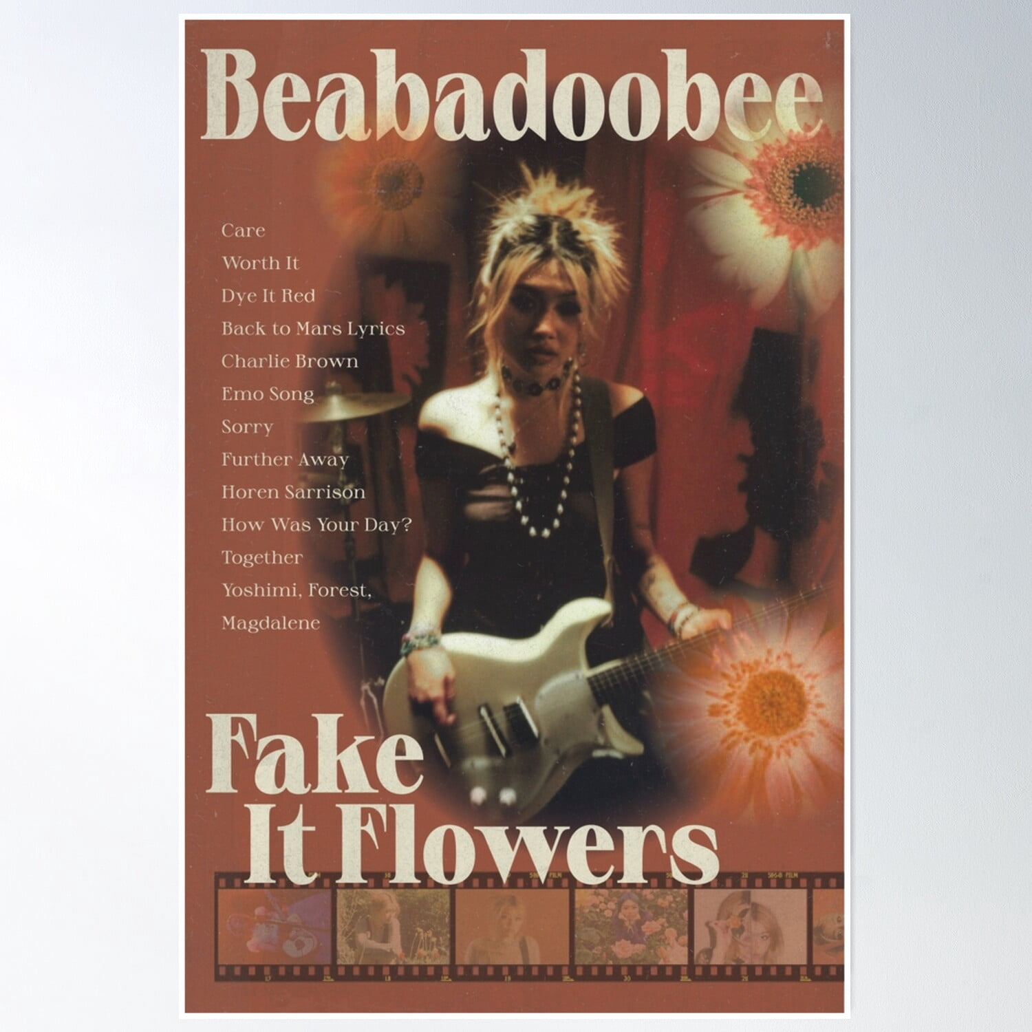 Beabadoobee Poster Poster Wall Art, Modern Wall Decor, 8x12 UNFRAMED ...