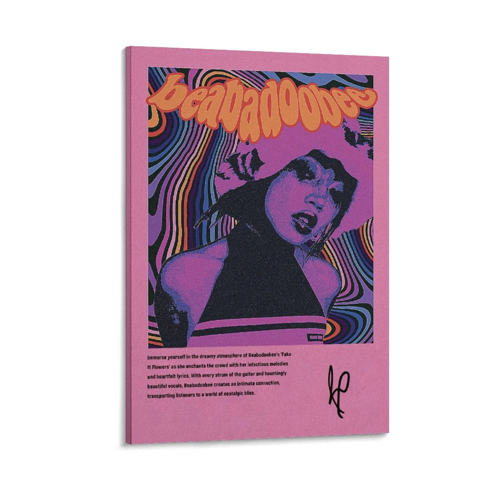 Beabadoobee Poster Vintage Room Decor Music Album Cover Signed Poster ...