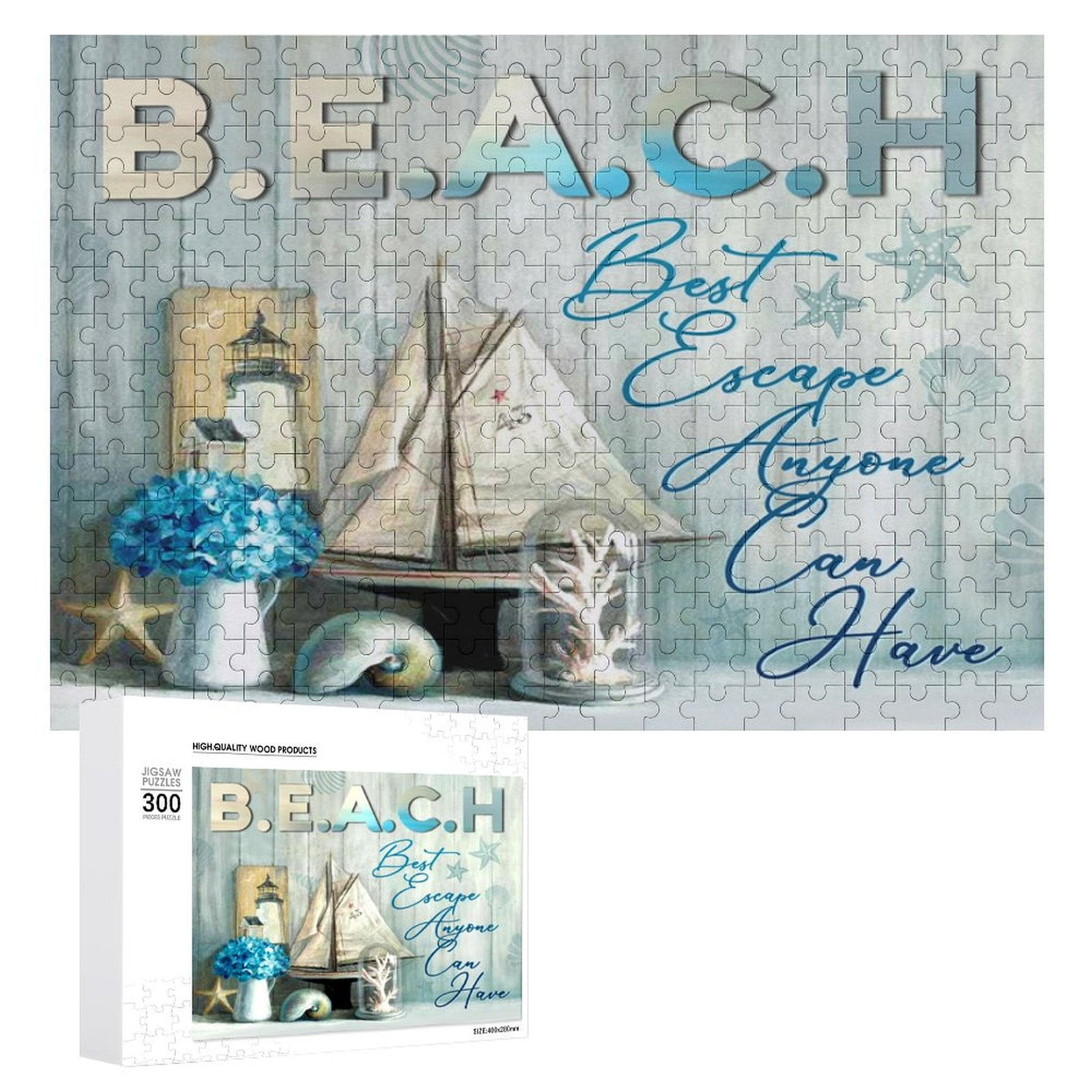 Beach 300 Piece Jigsaw Puzzle for Adults and Families - Beach Best ...