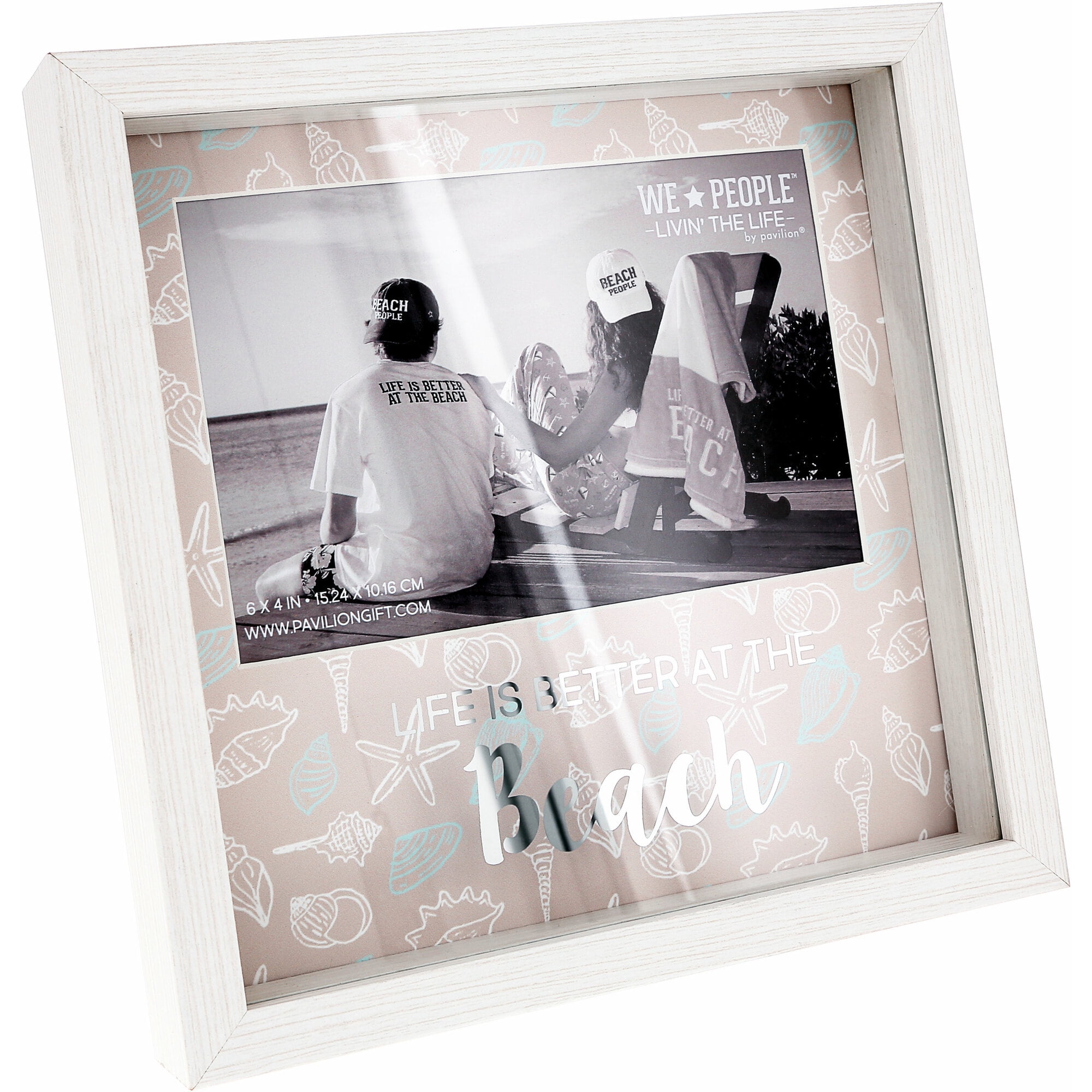 Beach - 7.5" Shadow Box Frame (Holds 6" x 4" Photo) - Walmart.com