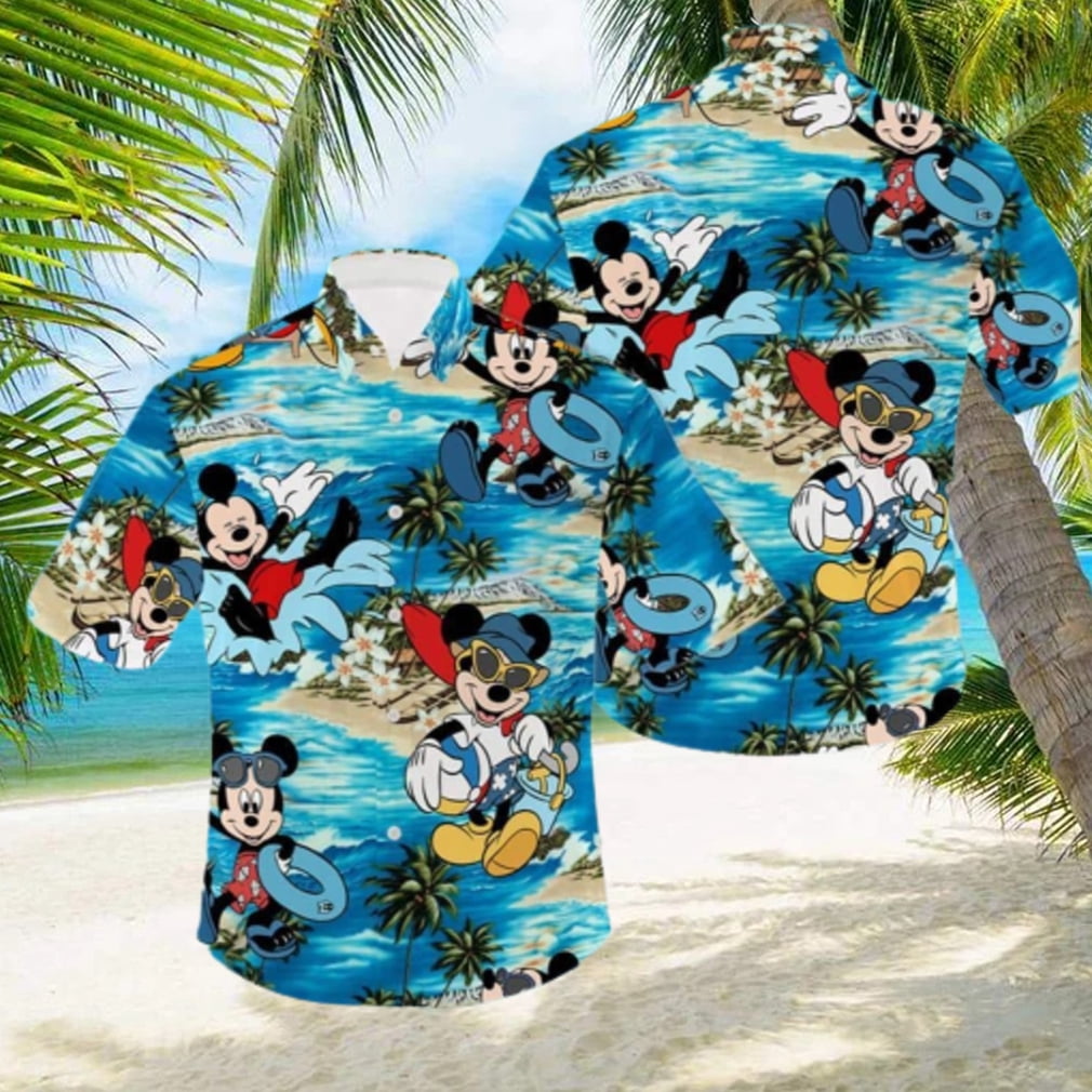 Beach Aloha Mickey Mouse Hawaiian Shirt Summer Gift For Friend ...