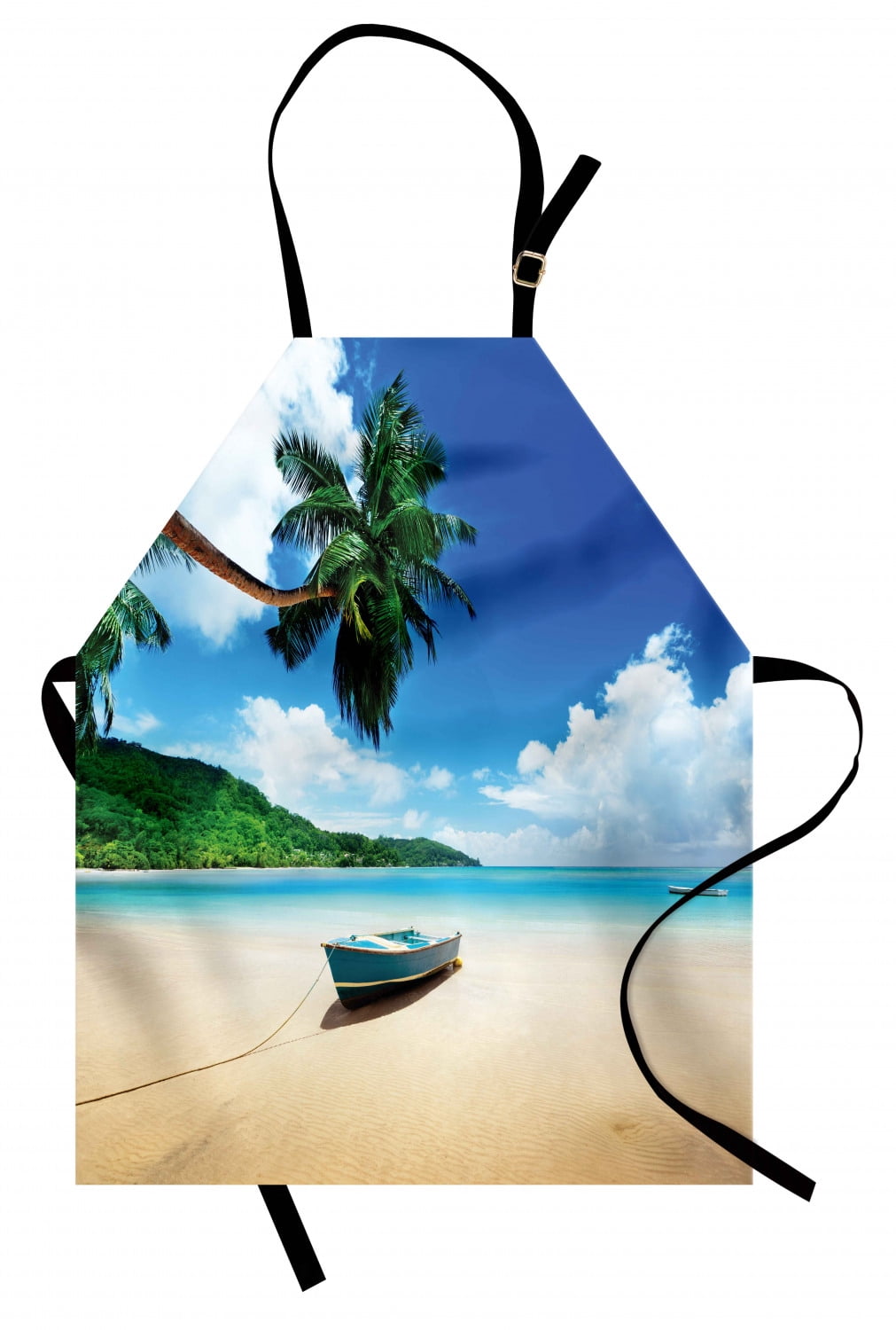 Beach Apron Boat On The Beach Mahe Island Lagoon Seychelles Exotic ...
