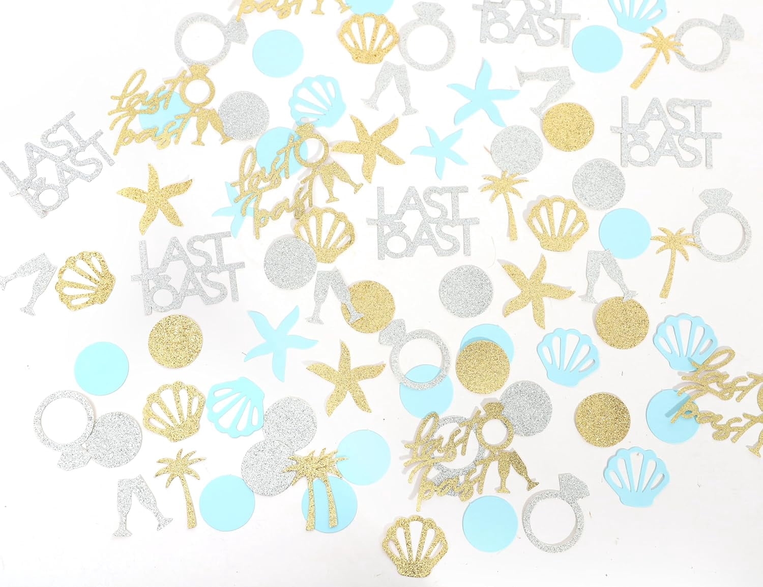Beach Bachelorette Party Decorations - Champagne Seashell Confetti,Last ...