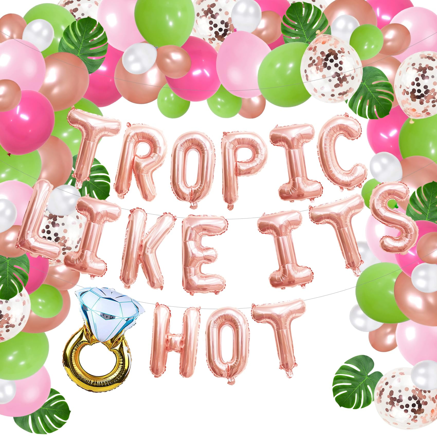 Beach Bachelorette Party Decorations Tropic Like Its Hot Bachelorette ...