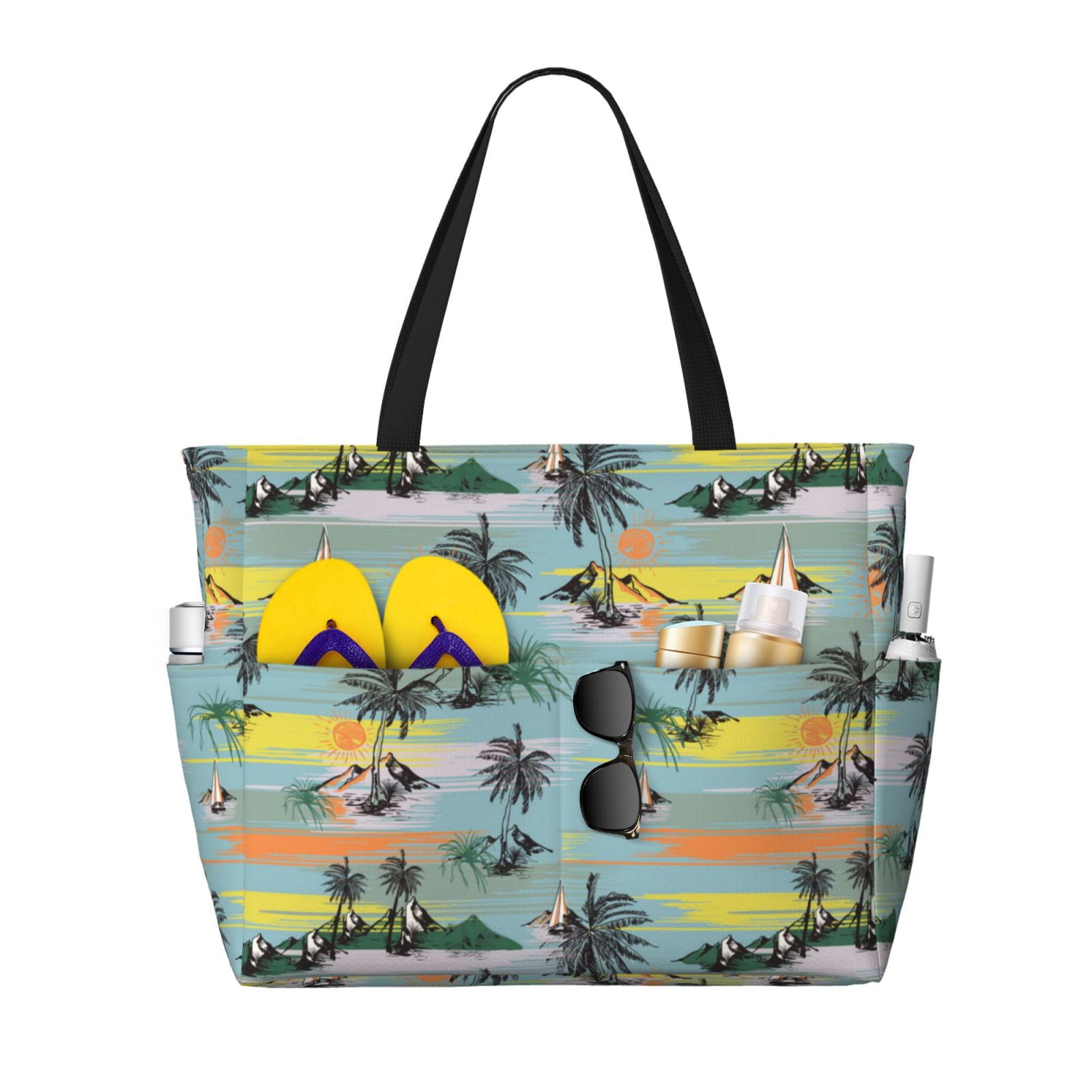Beach Bag For Women, Hawaiian Style No.1077 Beach Tote Bag Waterproof ...
